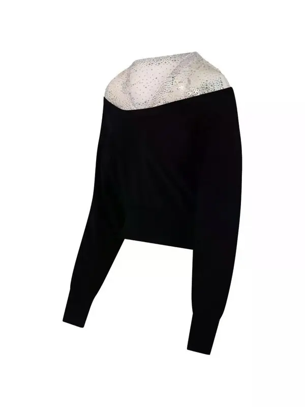 Giuseppe Di Morabito Embellished V-neck Sweater - Black