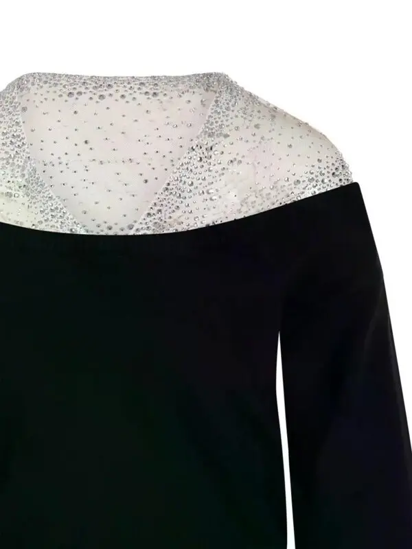 Giuseppe Di Morabito Embellished V-neck Sweater - Black