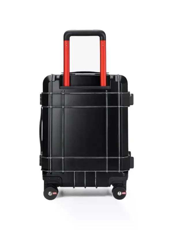 DIESEL® Toolbox" Effect Polycarbonate Suitcase With Tsa Lock - Black