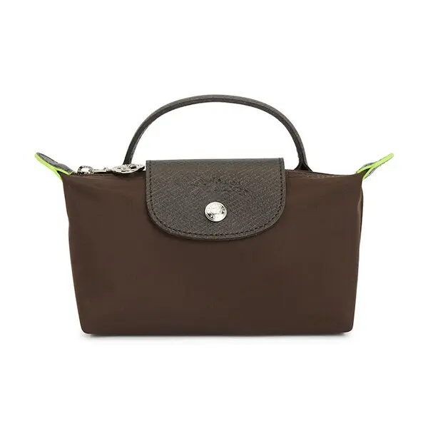 Longchamp Le Pliage Green Pouch Tote - Brown