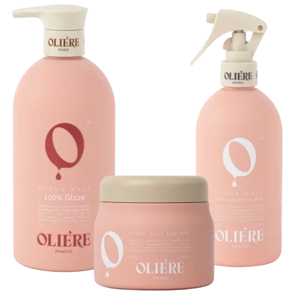 OLIERE PARIS Hydra Wave Curl-defining Styling Hair Care Trio - One-color