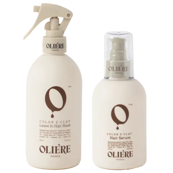 OLIERE PARIS Color Eclat Leave-in Hydration & Shine Hair Care Duo - One-color