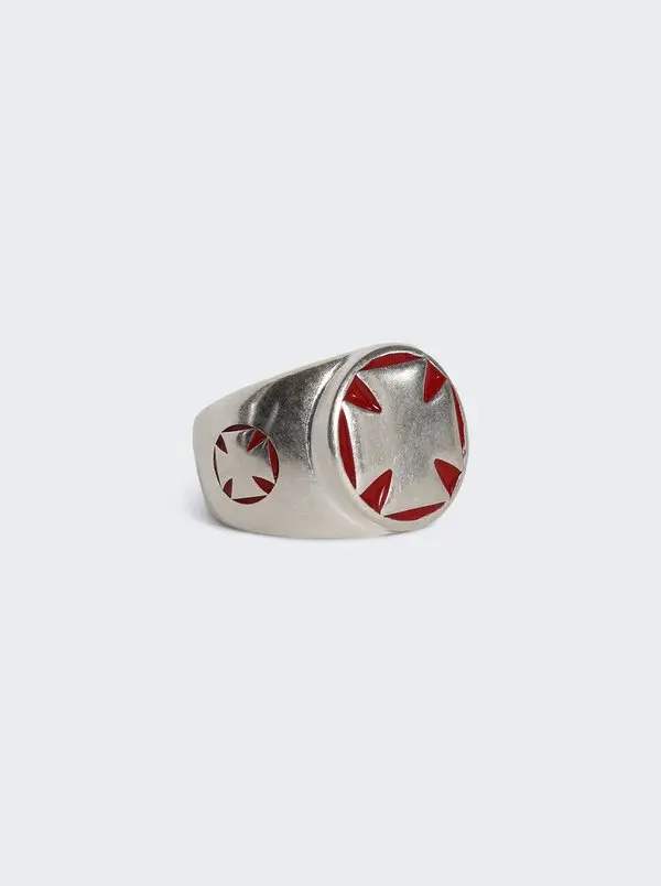 Vetements Biker Cross Signet Ring
