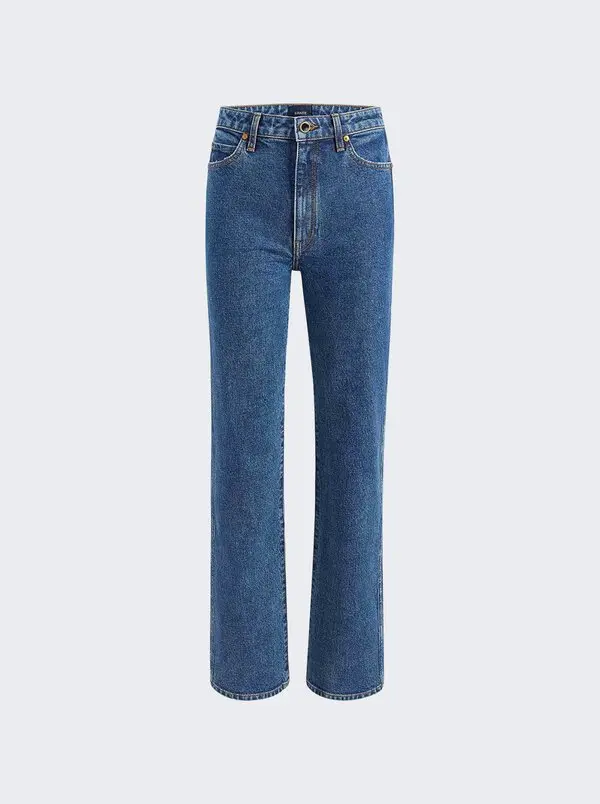 Khaite High-rise Straight-leg Jean