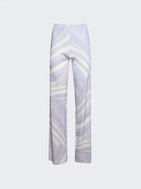 Emilio Pucci Iride Print Straight Trousers
