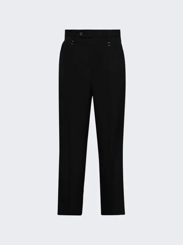 MAISON MARGIELA Straight Leg Trousers - Black