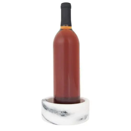 ARTIFACTS TRADING COMPANY™ Artifacts Trading Company Marble Wine Bottle Coaster - White Matte