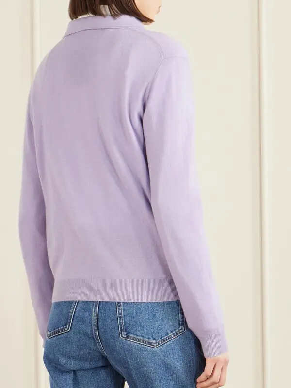 Loro Piana Sergio Cashmere Sweater - Purple