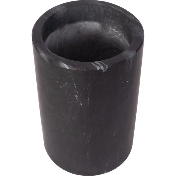 ARTIFACTS TRADING COMPANY™ Artifacts Trading Company Marble Cylinder Wine Cooler - Black Matte