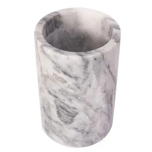 ARTIFACTS TRADING COMPANY™ Artifacts Trading Company Marble Cylinder Wine Cooler - White Matte