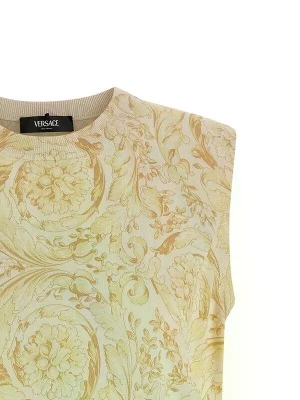 Versace Barocco Patterned Silk Vest