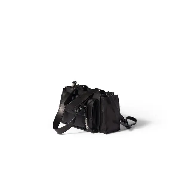 Miu Miu Nappa Leather Shopper Bag - Black