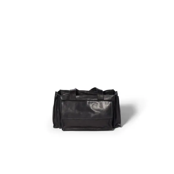 Miu Miu Nappa Leather Shopper Bag - Black