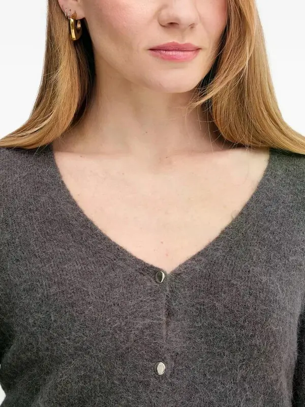 OUI V-neck Button Cardigan