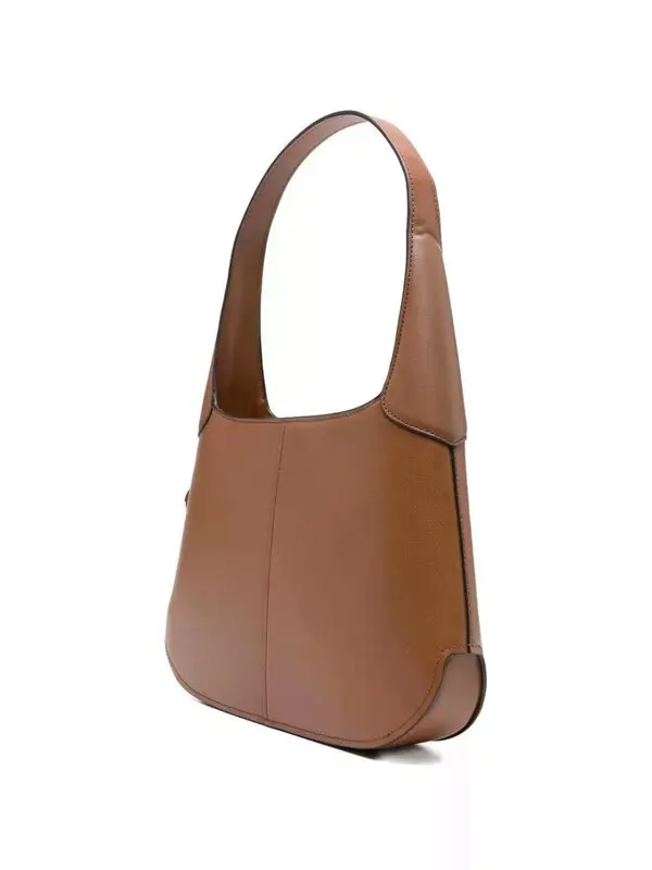 Michael Kors Leather Tote Bag With Logo Charm