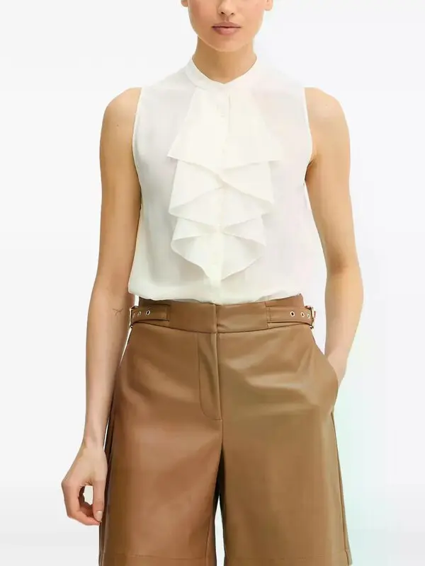 Luisa Spagnoli Ruffled Shirt
