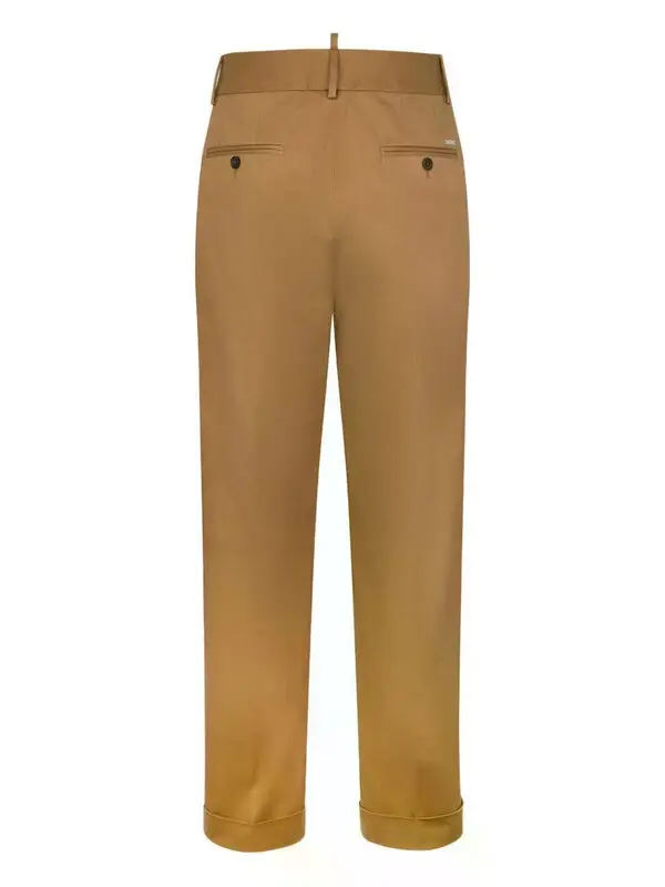 Dsquared2 Tailored Straight Leg Cuffed Trousers