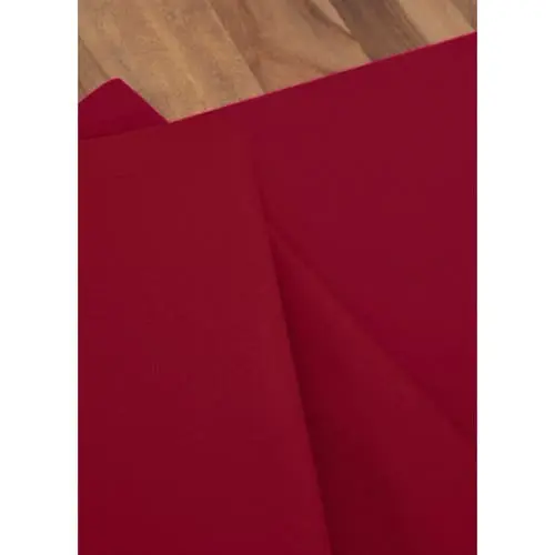 Solino Home Cotton Plain Table Runner For Dining Table - Red