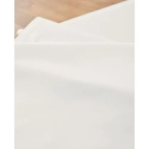 SOLINO HOME Cotton Linen Table Runnerdru - White