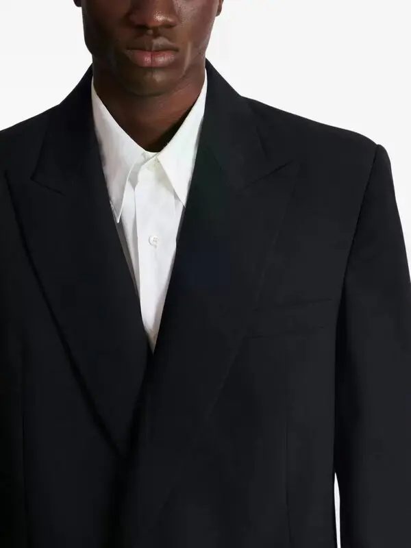 Balmain Notched-lapel Wool Blazer