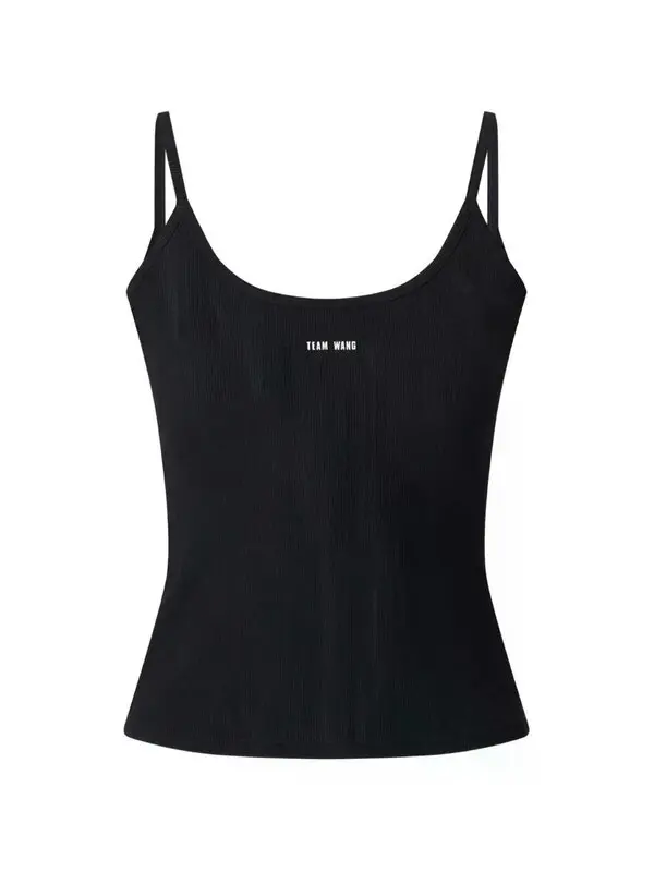 TEAM WANG DESIGN Sleeveless Tank Top With Eyelet Detail
