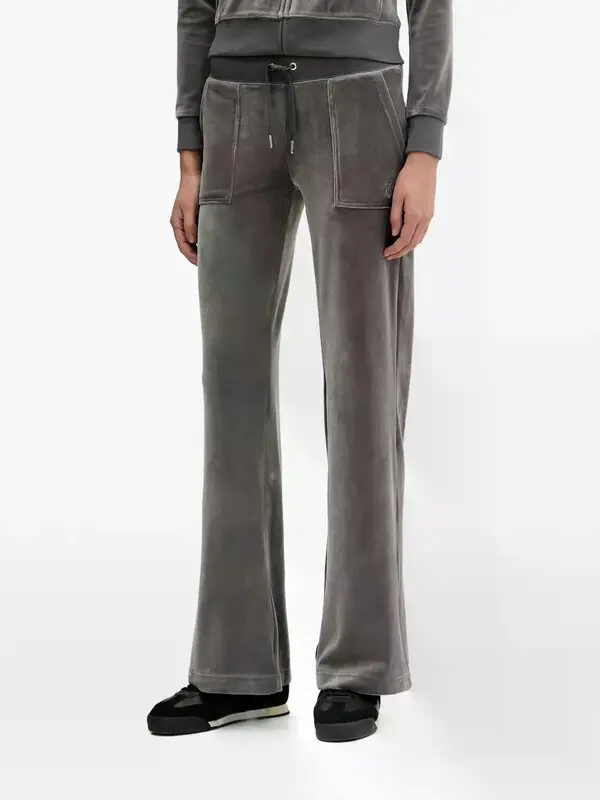 Juicy Couture Layla Drawstring-waist Track Pants - Grey