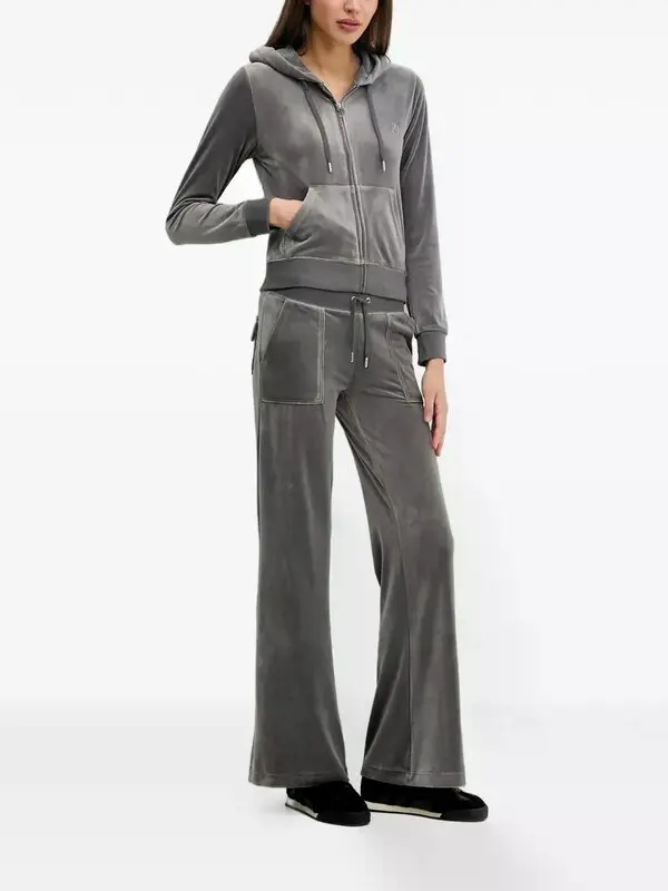 Juicy Couture Layla Drawstring-waist Track Pants - Grey