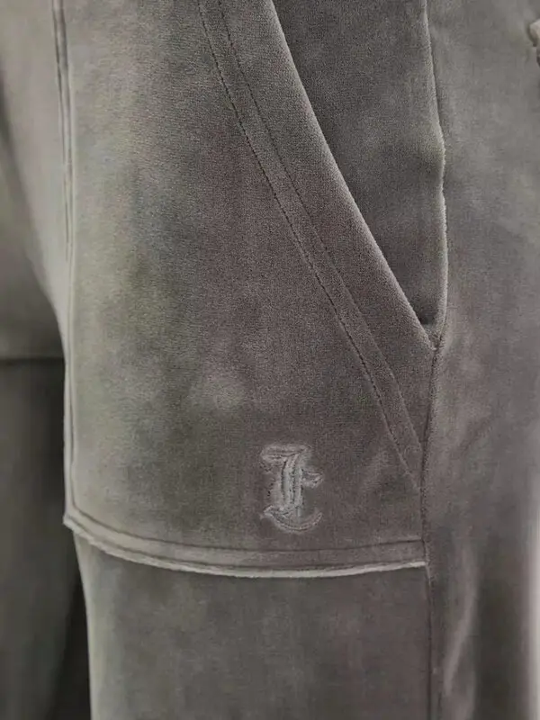Juicy Couture Layla Drawstring-waist Track Pants - Grey
