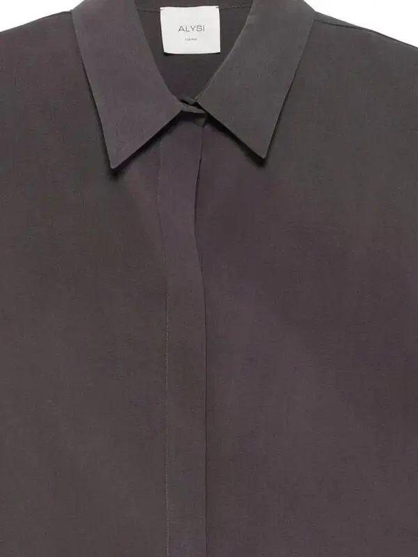 ALYSI Short Sleeve Silk Shirt