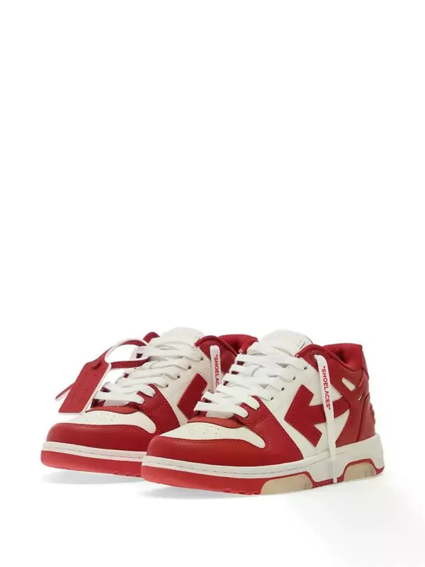 Off-White Out Of Office Leather Sneakers - Red