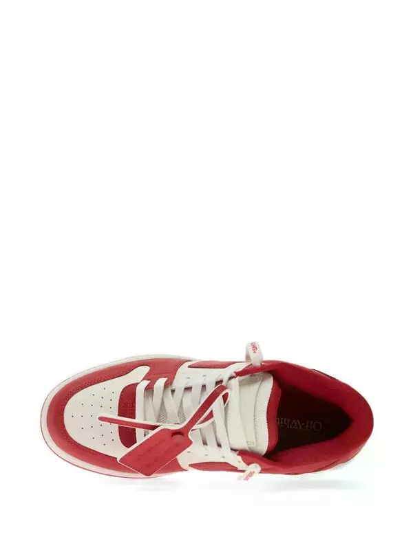 Off-White Out Of Office Leather Sneakers - Red