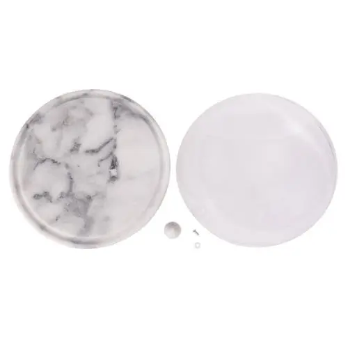 ARTIFACTS TRADING COMPANY™ Artifacts Trading Company Marble Plate With Acrylic Dome