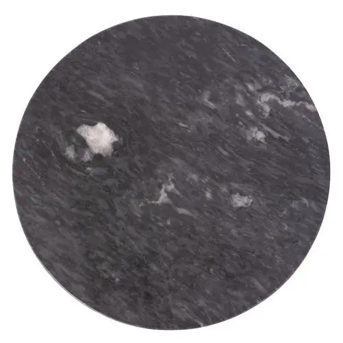ARTIFACTS TRADING COMPANY™ Artifacts Trading Company Decorative Round Marble Tray - Black Matte