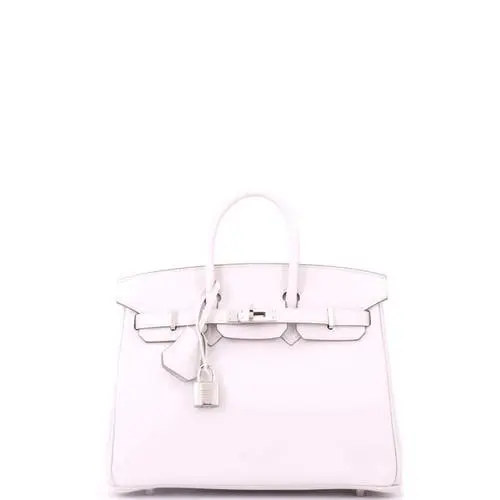 Hermès Birkin Handbag 25 Swift With Palladium Hardware