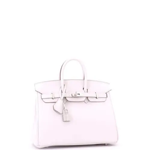 Hermès Birkin Handbag 25 Swift With Palladium Hardware