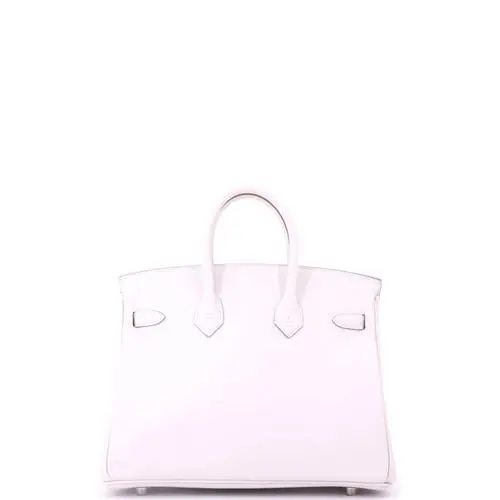Hermès Birkin Handbag 25 Swift With Palladium Hardware