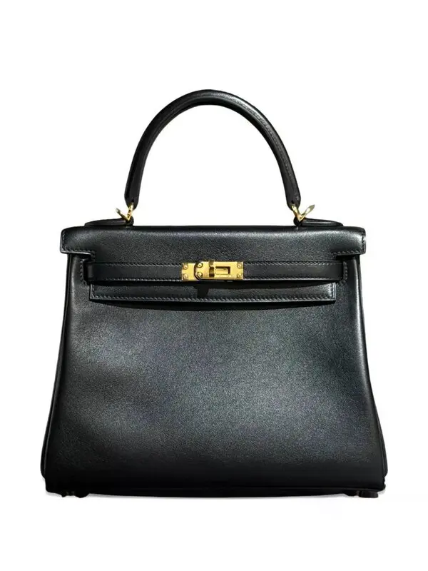 Hermès Kelly Retourne Leather Tote Bag - Black