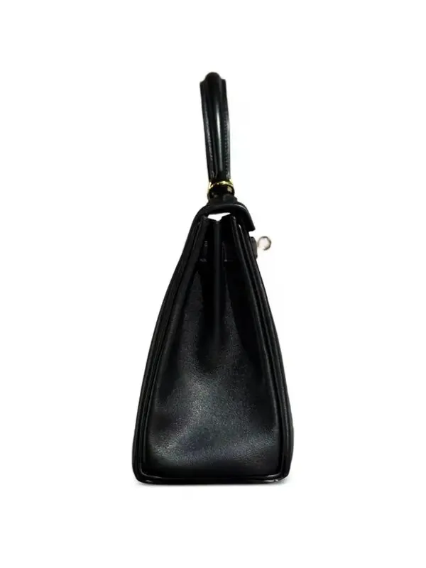 Hermès Kelly Retourne Leather Tote Bag - Black