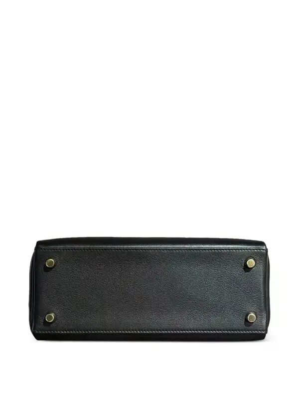 Hermès Kelly Retourne Leather Tote Bag - Black