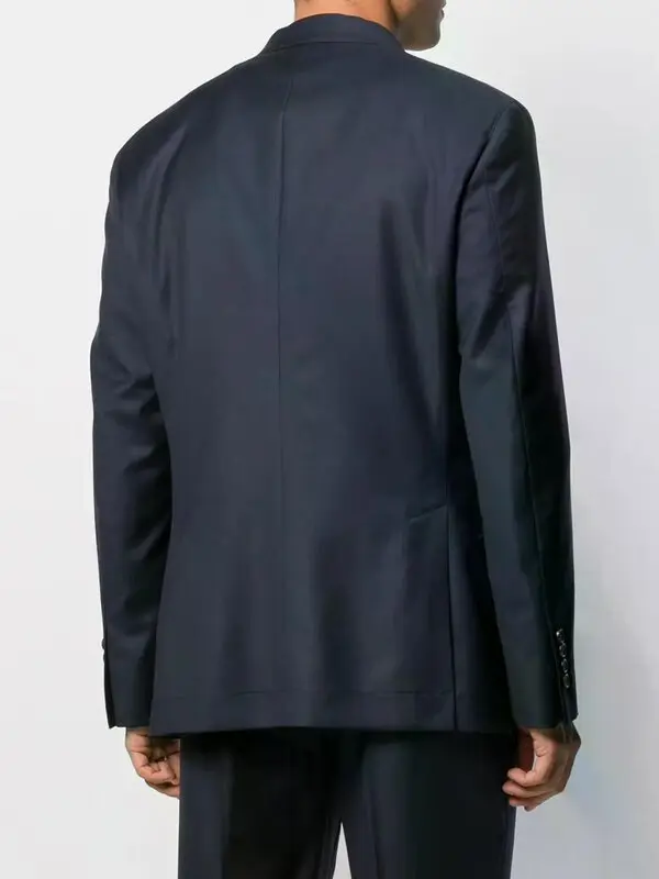 Brunello Cucinelli Single-breasted Tailored Blazer - Blue