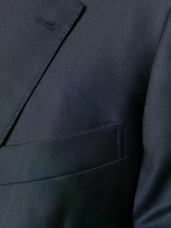 Brunello Cucinelli Single-breasted Tailored Blazer - Blue
