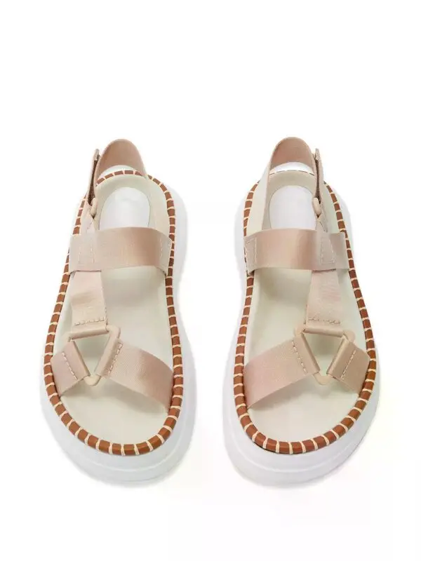 ODISSI Platform Sandals - Neutrals