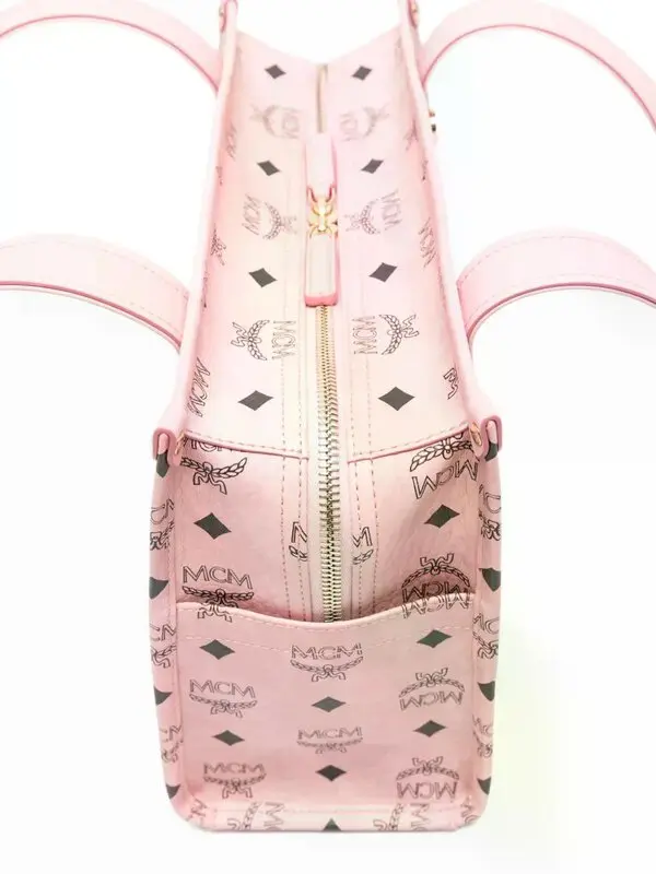 Mcm Logo-print Tote Bag