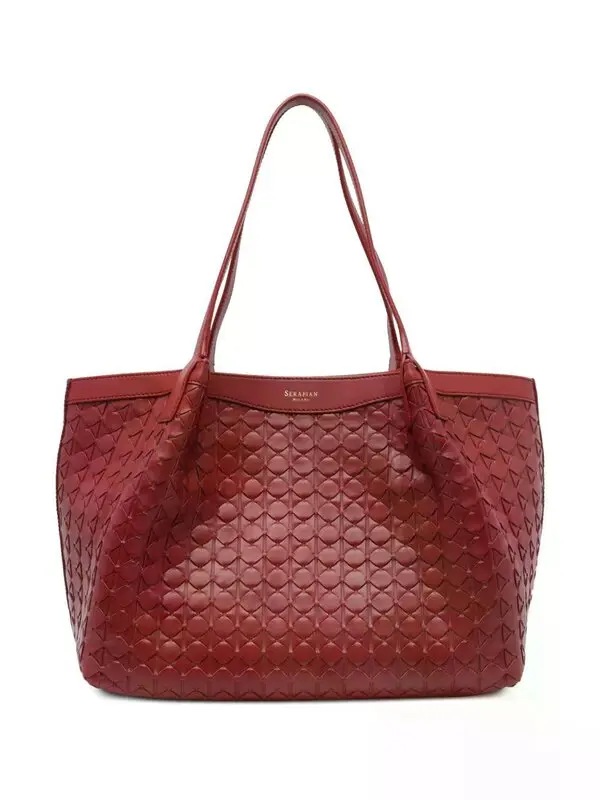 SERAPIAN Small Secret Tote Bag - Red