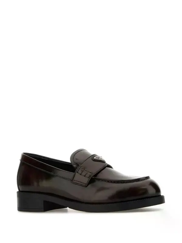 Prada Triangle-logo Loafers