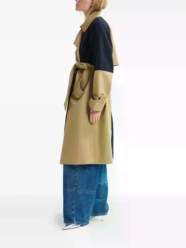 Essentiel Antwerp Colour-block Double-breasted Coat
