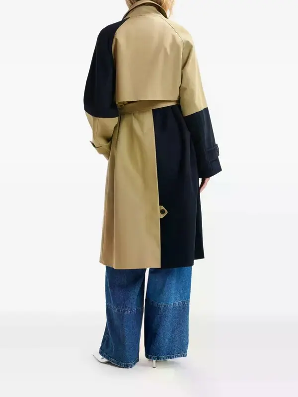 Essentiel Antwerp Colour-block Double-breasted Coat