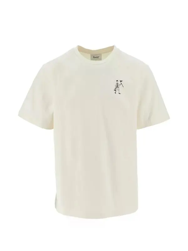 FORET Crew Neck T-shirt - Neutrals