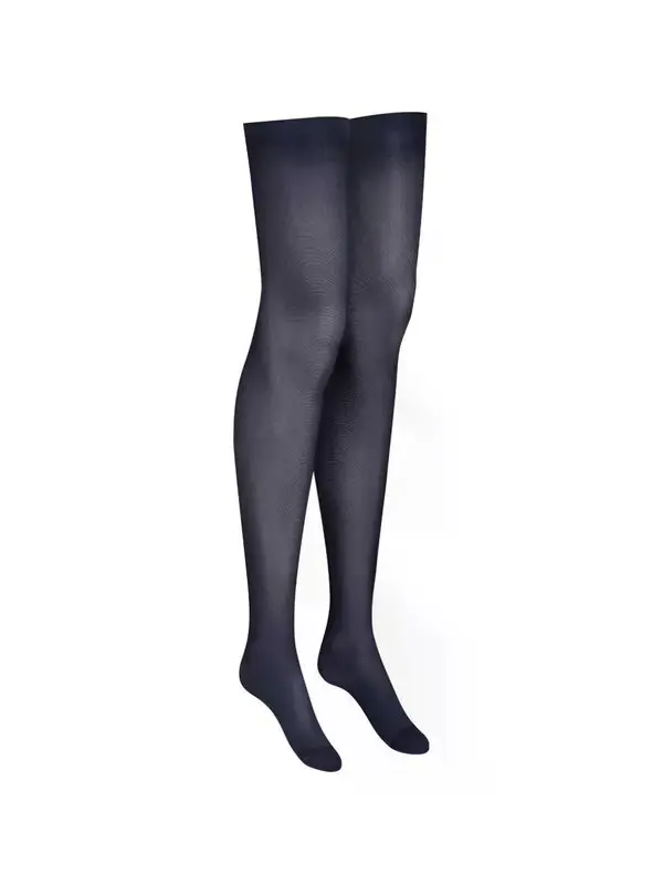 MAISON CLOSE Cut Curled Stockings - Blue