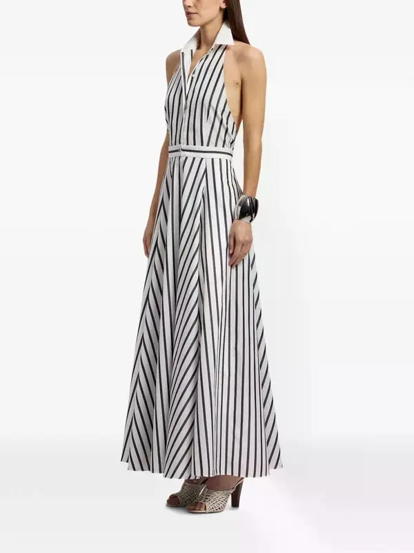 Ralph Lauren Eldred Striped Maxi Dress - White